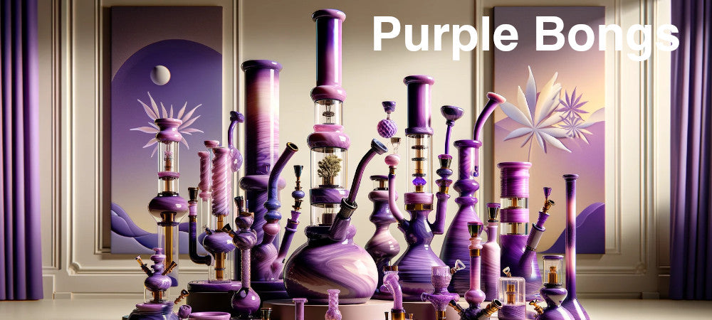 Purple Bongs, Dab Rigs & Water Pipes | Fat Buddha Glass