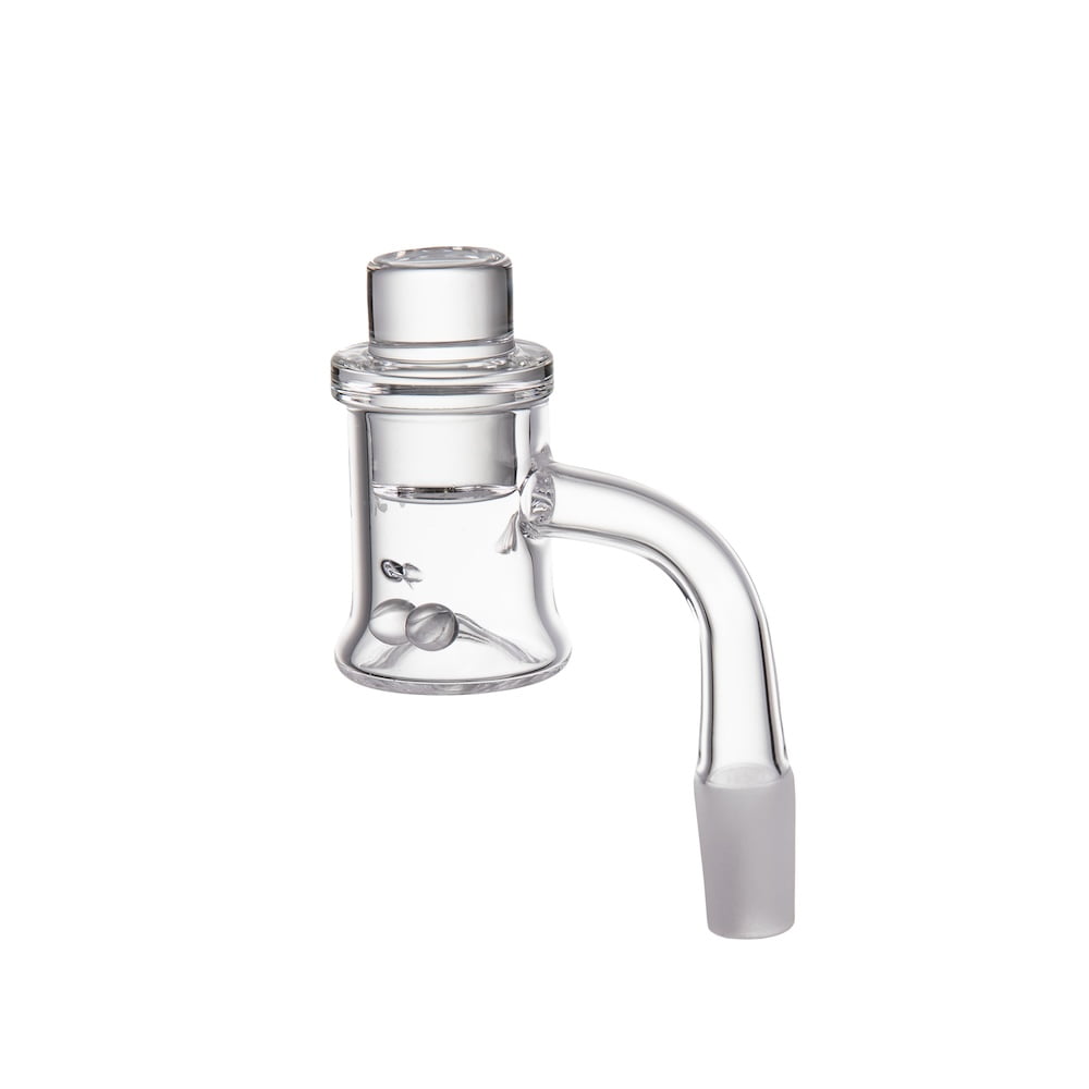 MJ Sidewinder Quartz Banger – 14mm 90° Full Weld Banger with Carb Cap ...