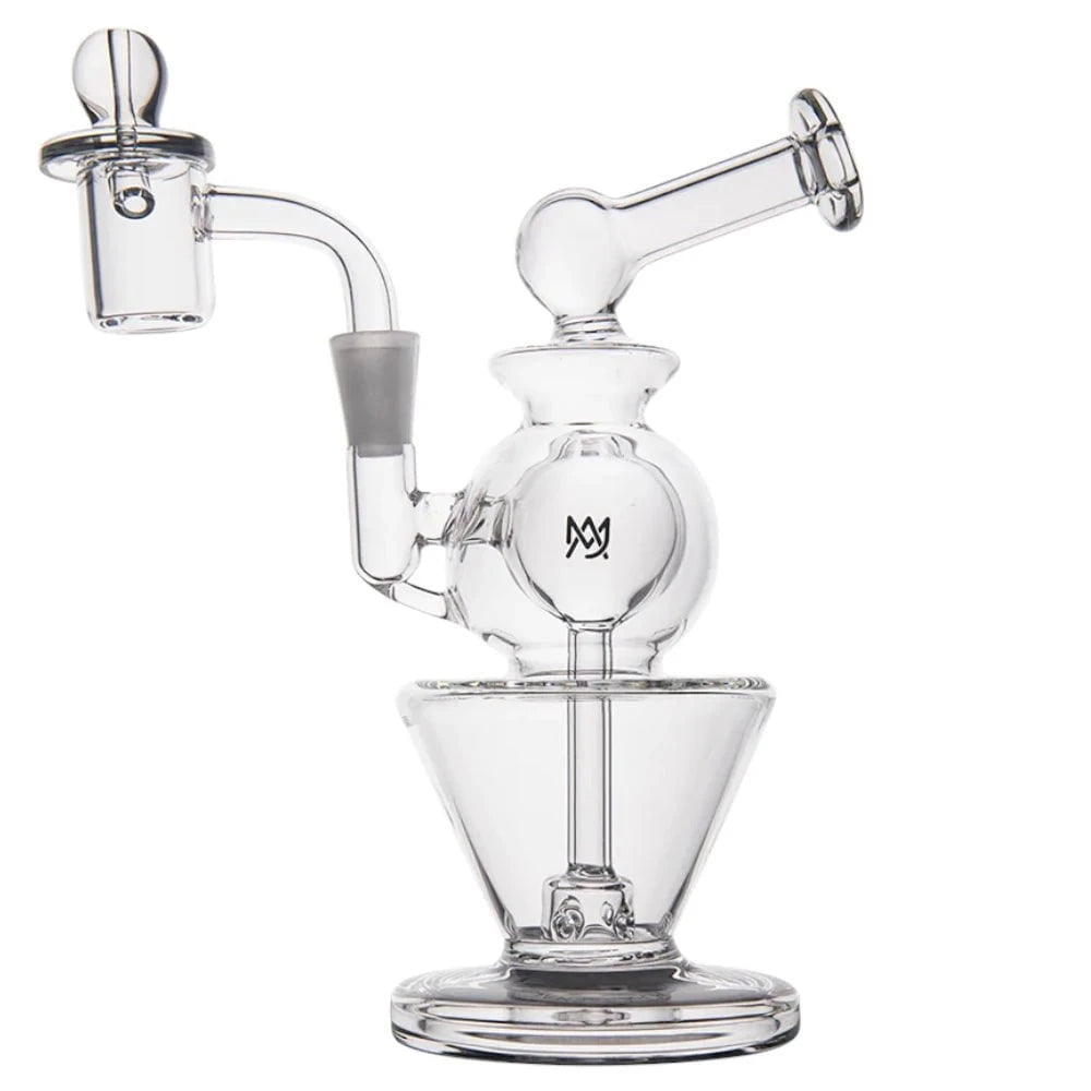 Gemini Mini Dab Rig by MJ Arsenal – Borosilicate Rig with Honeycomb Perc