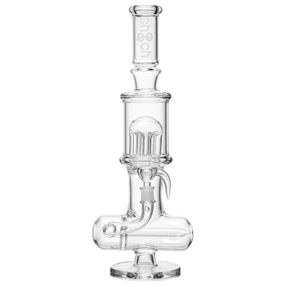 Cheech Glass 18" Inline Tree Perc Bong – Dual Perc Thick Borosilicate ...