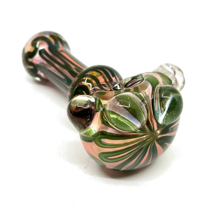 Color Changing Gold Glass Pipe | Fat Buddha Glass