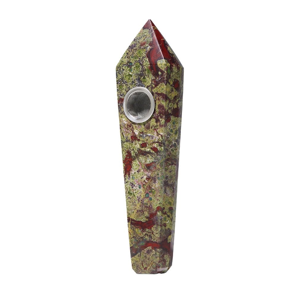Gemstone Jewel Pipe by Astral Project – Crystal Smoking Pipe