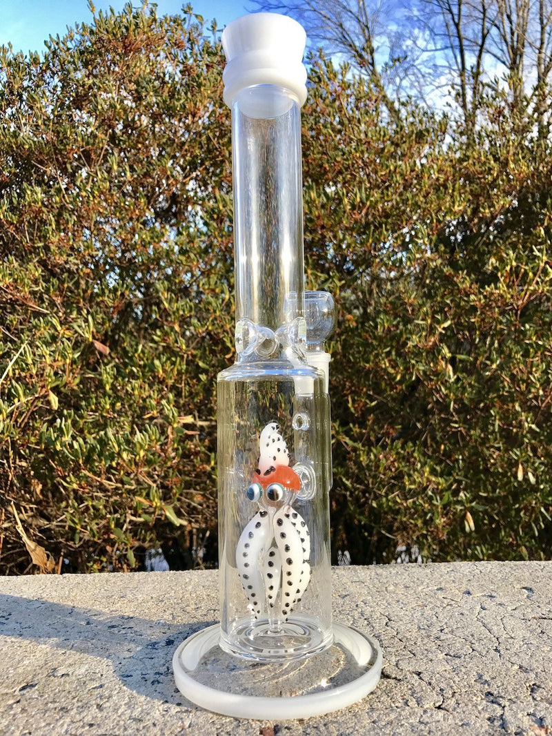 Buy 14" White Octopus Glass Bong | Fat Buddha Glass