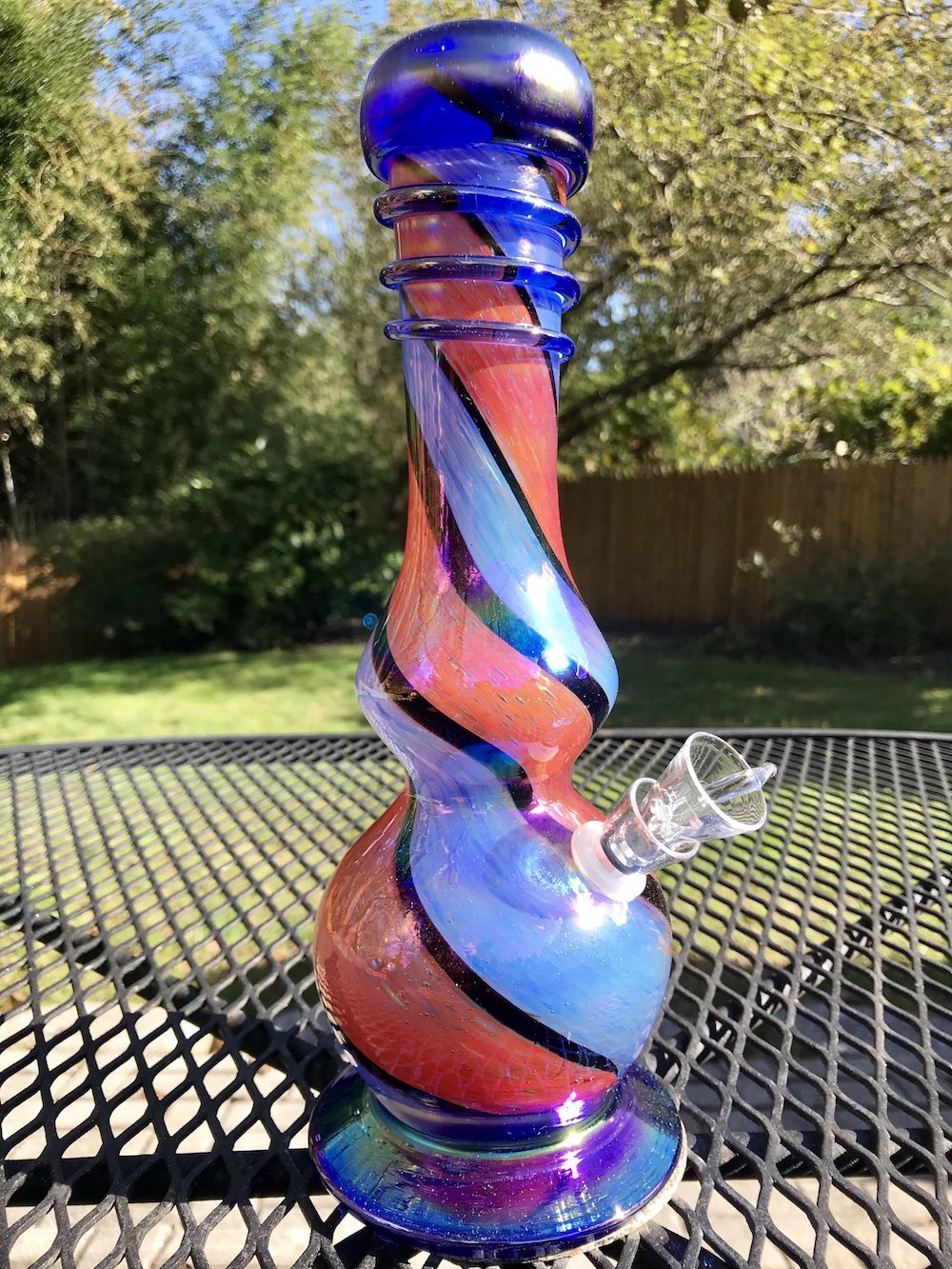 Snowman Glass Bong