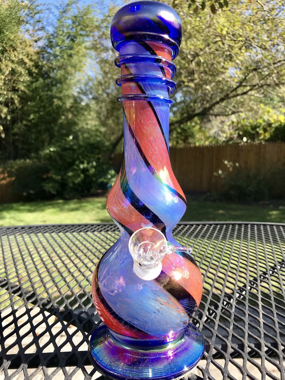 Snowman Glass Bong